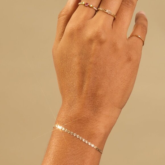 Catbird | Jewelry | Flowering Gold Bracelet Jenny Slate X Catbird ...